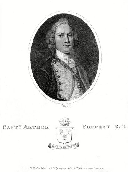 Captain Arthur Forrest British Naval Commander Editorial Stock Photo ...