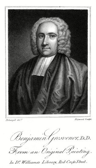 Benjamin Grosvenor English Dissenting Churchman Pastor Editorial Stock ...