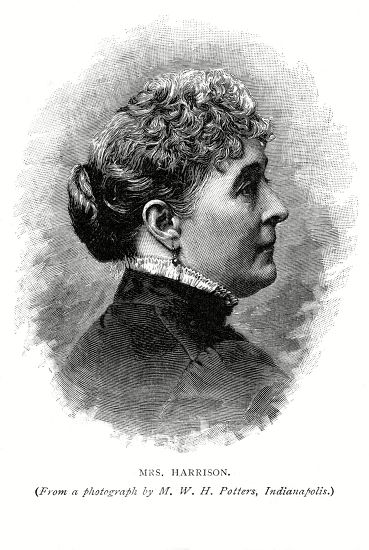Caroline Lavinia Scott Harrison Wife U Editorial Stock Photo - Stock ...
