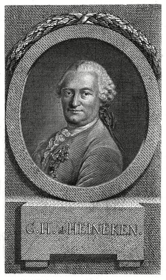 Carl Heinrich Von Heinecken German Writer Editorial Stock Photo - Stock ...