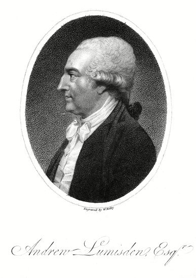 Andrew Lumsden Scottish Jacobite Secretary Prince Editorial Stock Photo ...