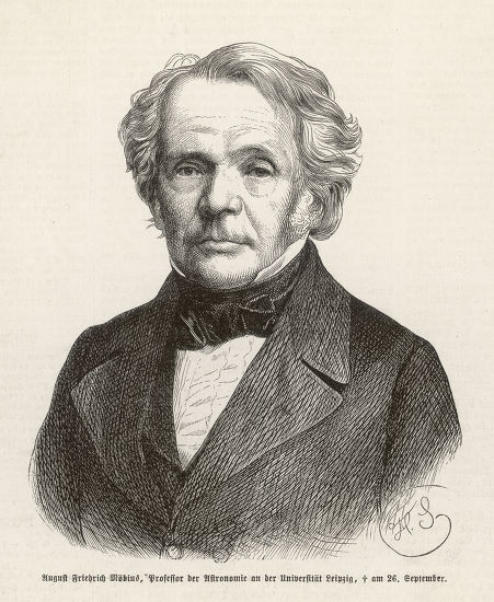 August Ferdinand Mobius German Scientist Professor Editorial Stock ...