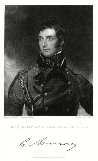 Sir George Murray Military Commander Depicted Editorial Stock Photo ...