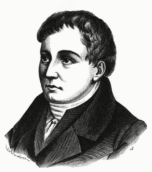 Karl Wilhelm Friedrich Von Schlegel German Editorial Stock Photo ...