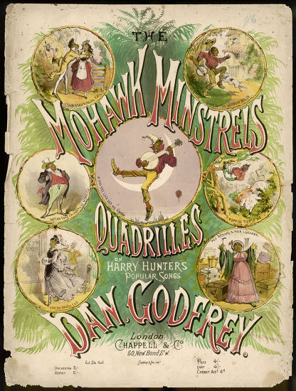 Mohawk Minstrels Quadrilles Circa 1870 Editorial Stock Photo - Stock ...
