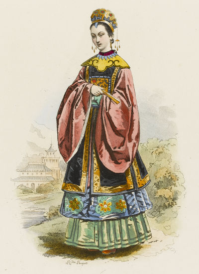 Wife Chinese Mandarin Fine Robes Befitting Editorial Stock Photo ...