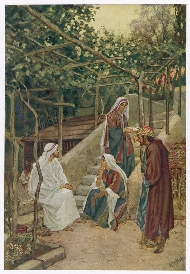 Jesus Bethany Mary Martha Lazarus Editorial Stock Photo - Stock Image ...