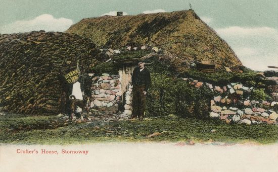 Crofters House Stornoway On Isle Lewis Editorial Stock Photo - Stock ...
