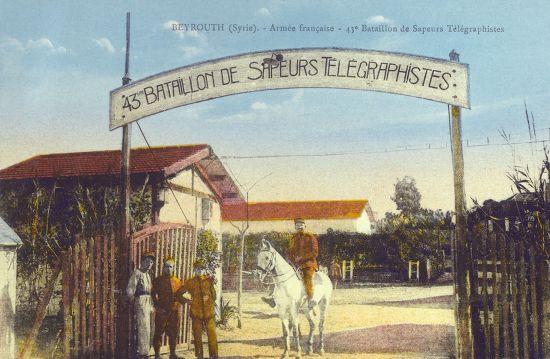 Barracks French 43rd Battalion Telegraph Sappers Editorial Stock Photo ...