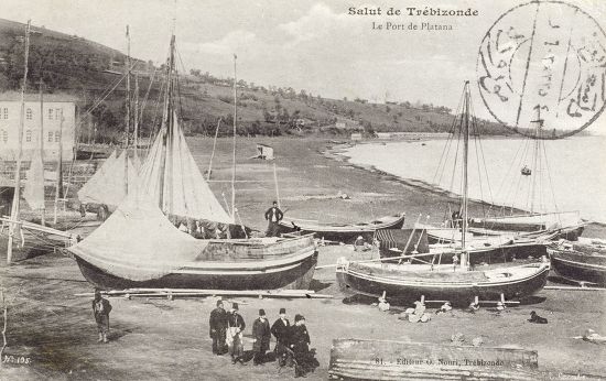 Trabzon Turkey Port De Platana 1909 Editorial Stock Photo - Stock Image ...