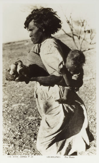 Aboriginal Mother Carrying Her Baby On Editorial Stock Photo - Stock ...