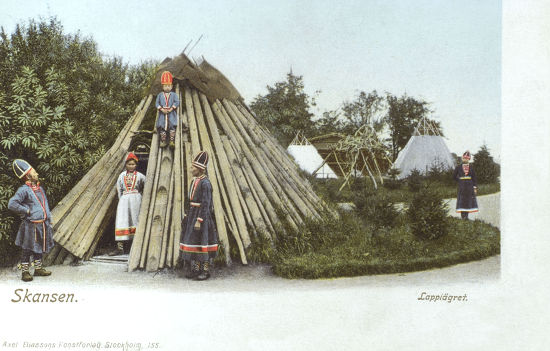 Traditional Homes Sami Peoples Spelled Saami Editorial Stock Photo ...