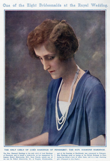 Diamond Evelyn Violet Hardinge 1900 1927 Editorial Stock Photo - Stock ...