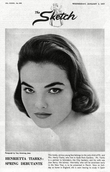 Miss Henrietta Tiarks Debutante Year 1957 Editorial Stock Photo - Stock ...