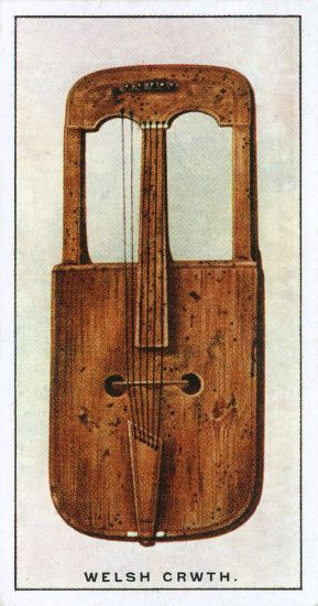 Welsh Crwth Very Rare Musical Instrument Editorial Stock Photo - Stock ...