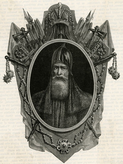 Scandinavian Varangian Prince Founder Rurik Dynasty Editorial Stock ...