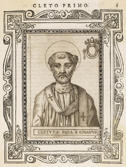 Pope Cletus Known Anacletus Sometimes Listed Editorial Stock Photo ...