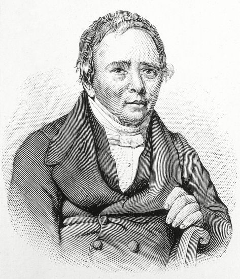 Hans Christian Oersted Danish Physicist 1777 Editorial Stock Photo ...