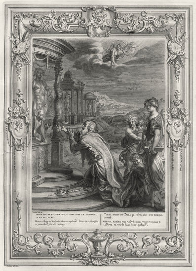 Oeneus Priestking Calydon Neglects Give Artemisdiana Editorial Stock ...