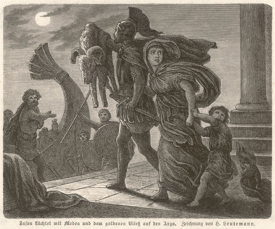 Jason Medea His Fellow Argonauts Reach Editorial Stock Photo - Stock ...