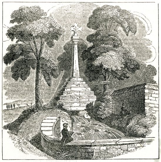 Linby Cross Near Newstead Abbey Monument Editorial Stock Photo - Stock ...