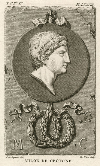 Milo Milon Crotona Greek Athlete Renowned Editorial Stock Photo - Stock ...