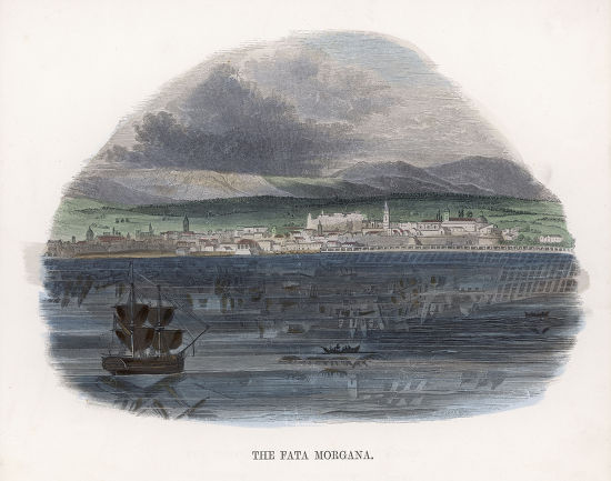 Example Fata Morgana Mirage Straits Messina Editorial Stock Photo ...