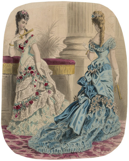 Pale Blue Gown Princess Line Bodice Editorial Stock Photo - Stock Image ...