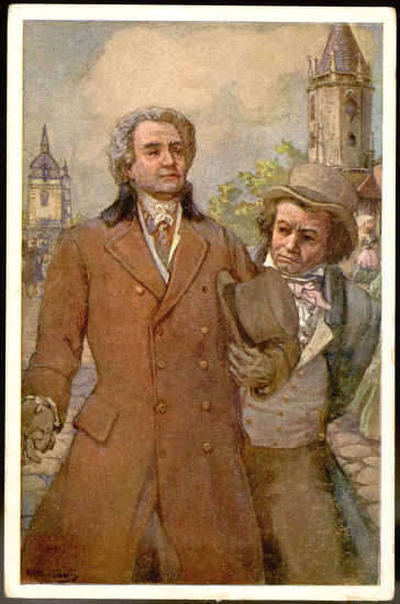 Ludwig Van Beethoven Goethe Teplitz 1770 Editorial Stock Photo - Stock ...