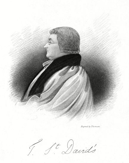 Thomas Burgess Anglican Bishop St Davids Editorial Stock Photo - Stock ...