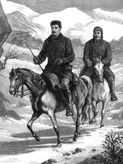 Frederick Gustavus Burnaby Soldier Traveller On Editorial Stock Photo ...