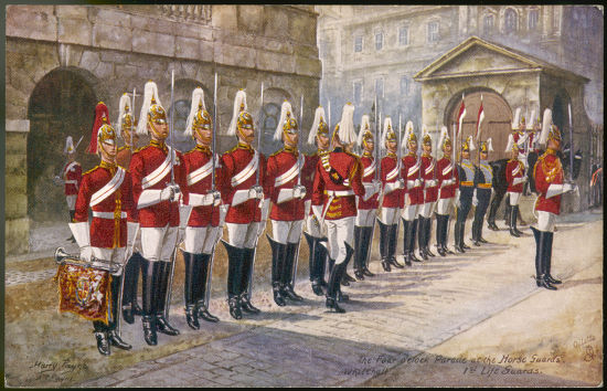 Parade First Life Guards Whitehall Circa Editorial Stock Photo - Stock ...