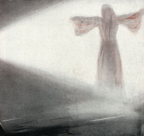 Ghostly Female Figure Stands On Track Editorial Stock Photo - Stock ...