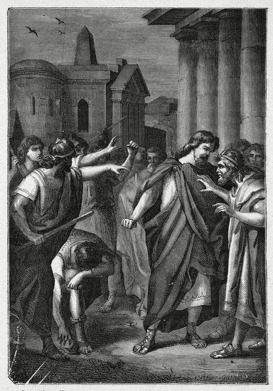 When Appalling Emperor Commodus Strangled His Editorial Stock Photo ...