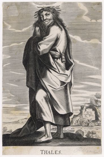 Thales Miletus Greek Philosopher Scientist Editorial Stock Photo ...