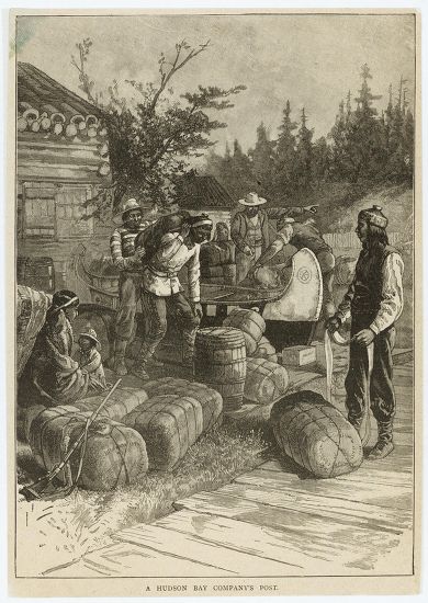 Trading Post Hudsons Bay Company Canada Editorial Stock Photo - Stock ...