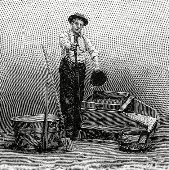 Cradle Washing Gold 1904 Editorial Stock Photo - Stock Image | Shutterstock
