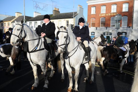 Members Meath Hunt On Horseback During Editorial Stock Photo - Stock ...