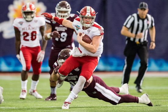 Miami Oh Quarterback Gus Ragland 14 Editorial Stock Photo - Stock Image ...