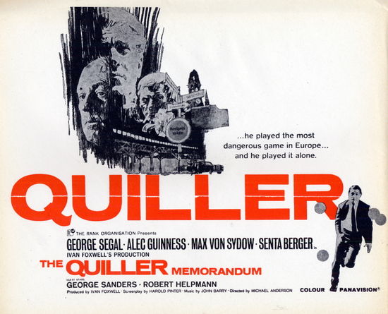 Quiller Memorandum Film Promotional Poster Editorial Stock Photo ...