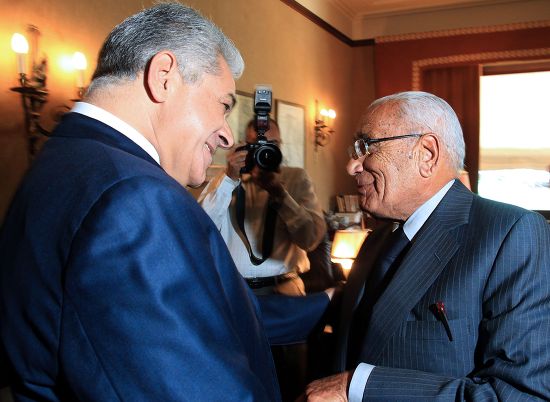 Egyptian Presidential Candidate Hamdeen Sabahi C Editorial Stock Photo ...