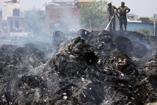 Indian Fire Fighters Aim More Water Editorial Stock Photo - Stock Image ...