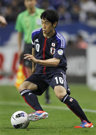 Shinji Kagawa Japan Dribbles Ball During Editorial Stock Photo - Stock ...
