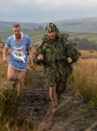 Competitors Wearing Fancy Dress Run Along Editorial Stock Photo - Stock ...