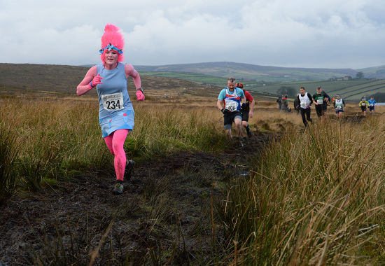 Competitors Wearing Fancy Dress Run Along Editorial Stock Photo - Stock ...