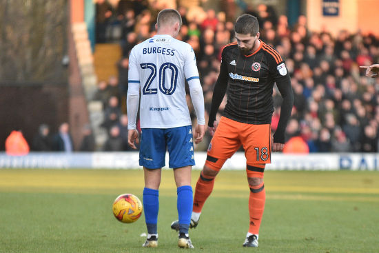 Bury Midfielder Scott Burgess 20 Sheffield Editorial Stock Photo ...