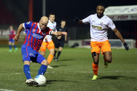 Luke Guttridge Dagenham Ian Gayle Braintree Editorial Stock Photo ...