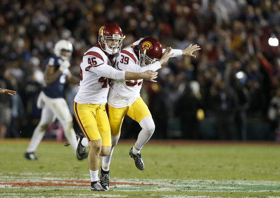 Usc Trojans Place Kicker Matt Boermeester Editorial Stock Photo - Stock ...