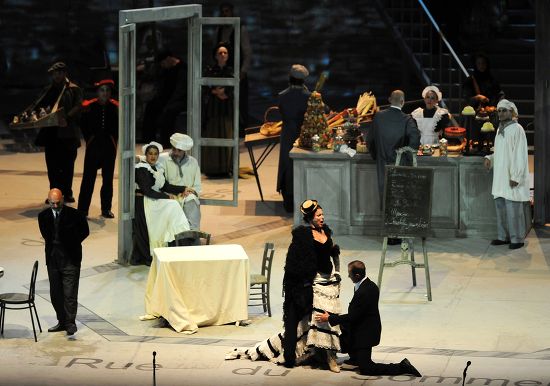 Cast Members Perform Scene Giacomo Puccinis Editorial Stock Photo ...