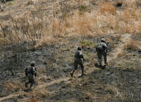 Us Army Soldiers Maneuver During Force Editorial Stock Photo - Stock ...